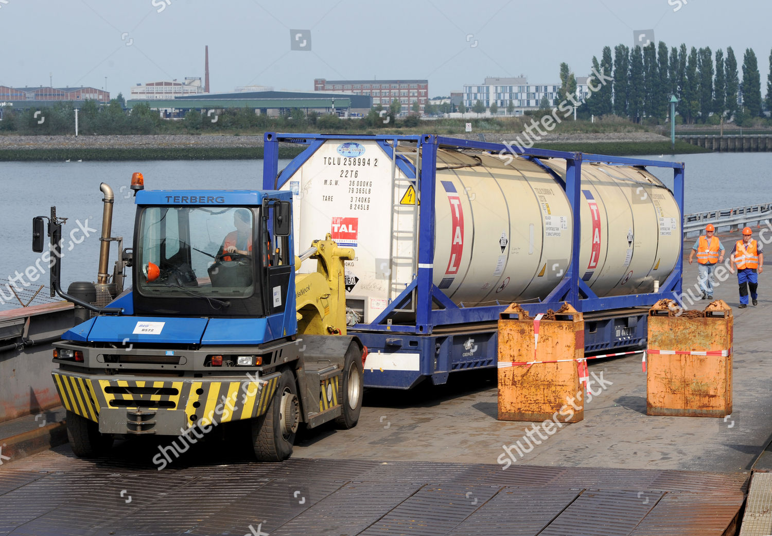 One Containers Carrying Residuals Syrian Mustard Editorial Stock Photo ...
