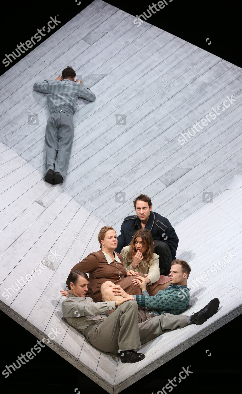 German Actors Front Lr Jens Harzer Editorial Stock Photo - Stock Image ...