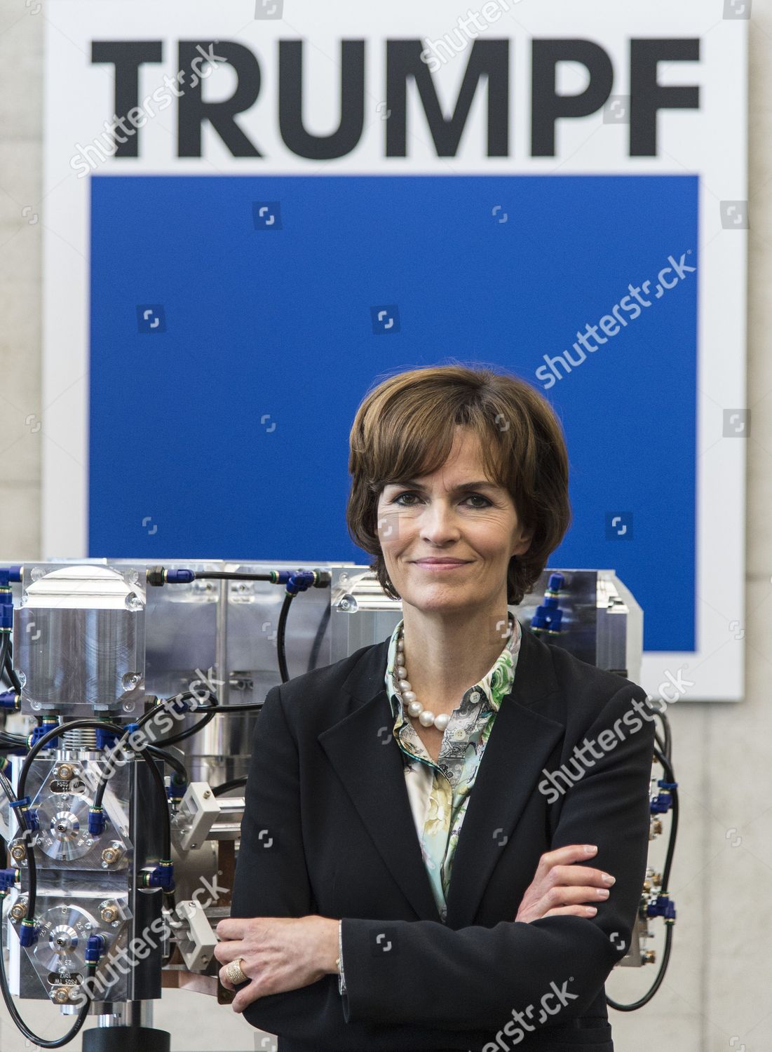 Ceo Trumpf Group Nicola Leibingerkammueller Stands Editorial Stock ...