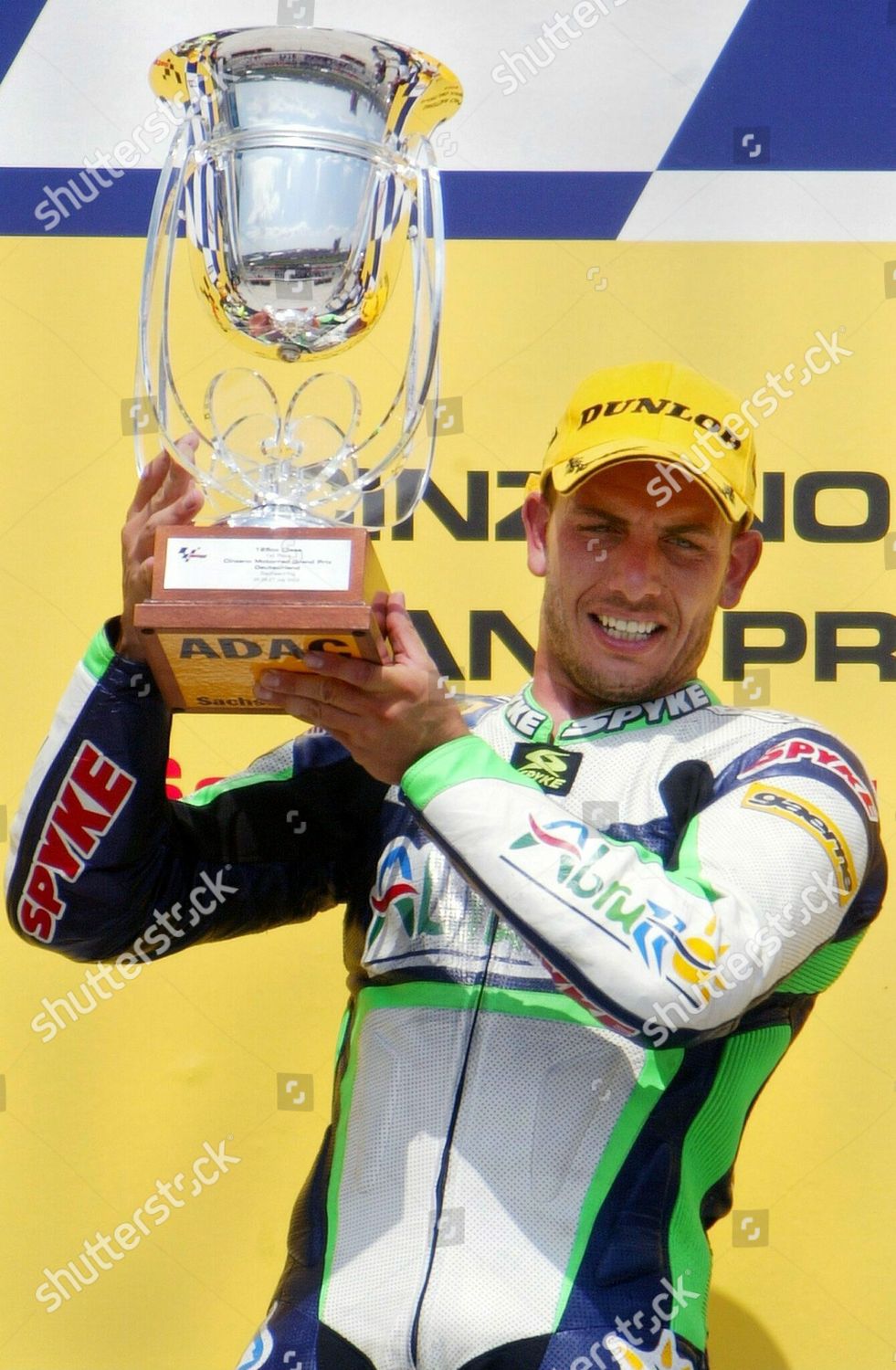 Italian Stefano Perugini Celebrates On Podium Editorial Stock Photo ...
