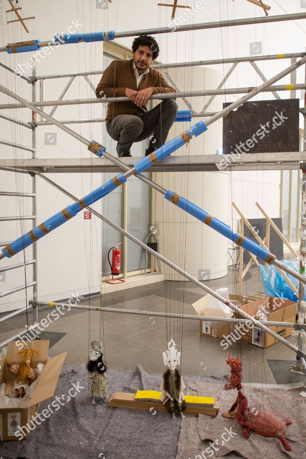 Egyptian Artist Wael Shawky Poses Film Editorial Stock Photo - Stock ...
