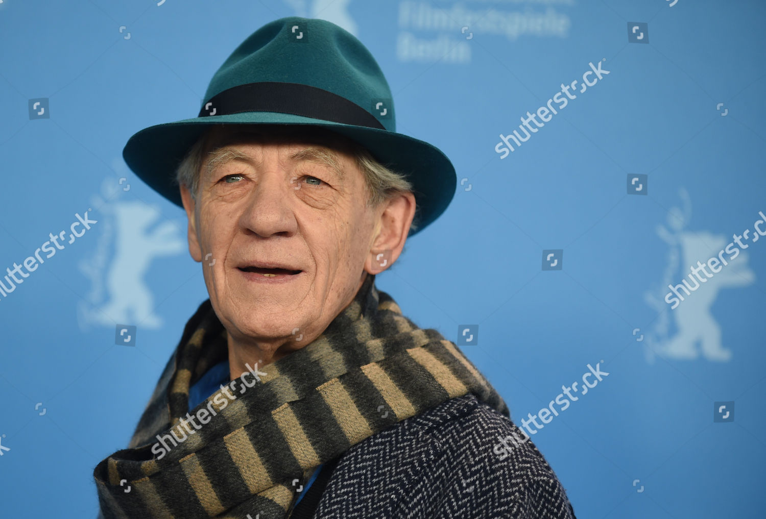 British Actor Ian Mckellen Poses During Editorial Stock Photo - Stock ...