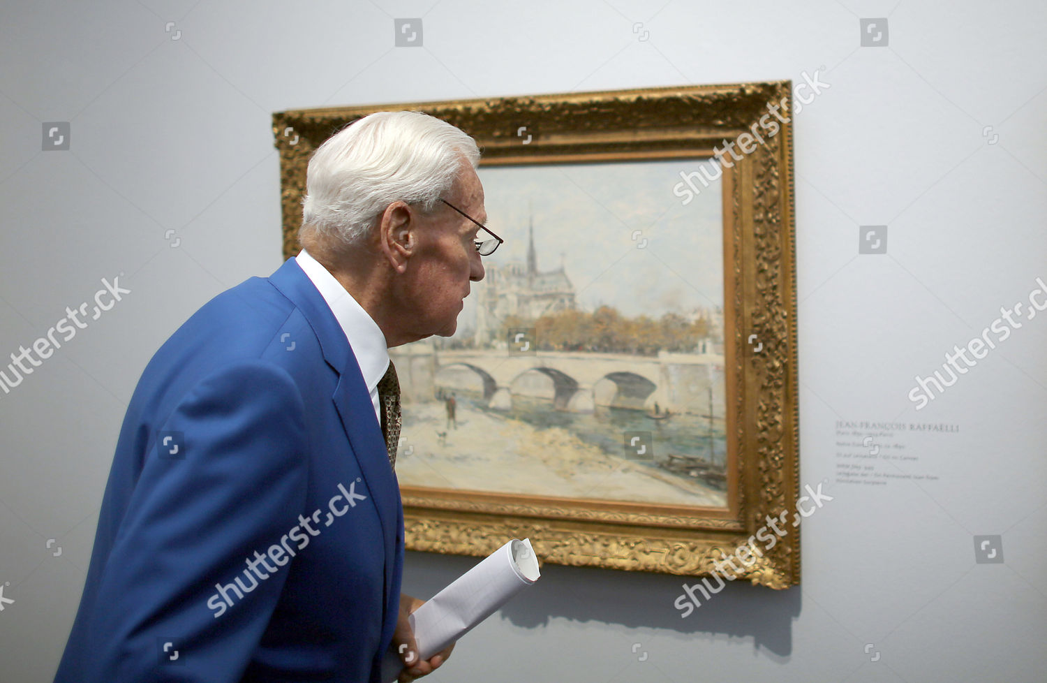 Swiss Art Collector Donor Gerard J Editorial Stock Photo - Stock Image ...