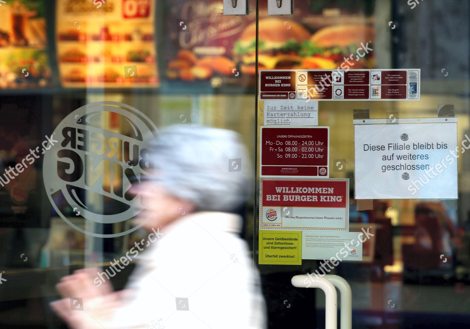 Sign Saying Store Closed Until Further Editorial Stock Photo - Stock ...