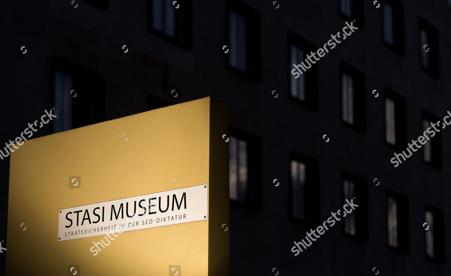 View Sign Reading Stasi Museum Former Editorial Stock Photo - Stock ...