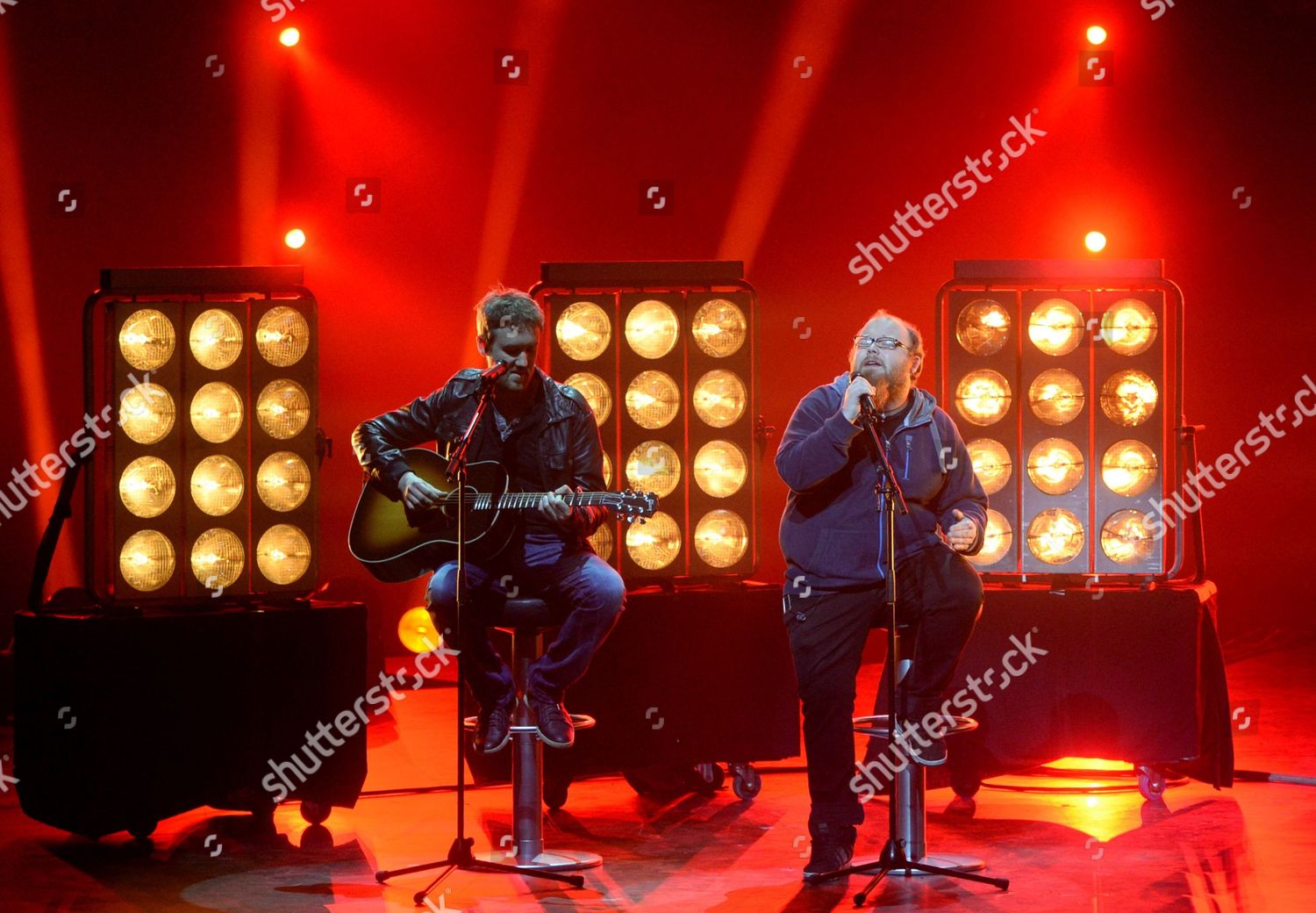 German Singer Andreas Kuemmert R Performs Editorial Stock Photo - Stock ...
