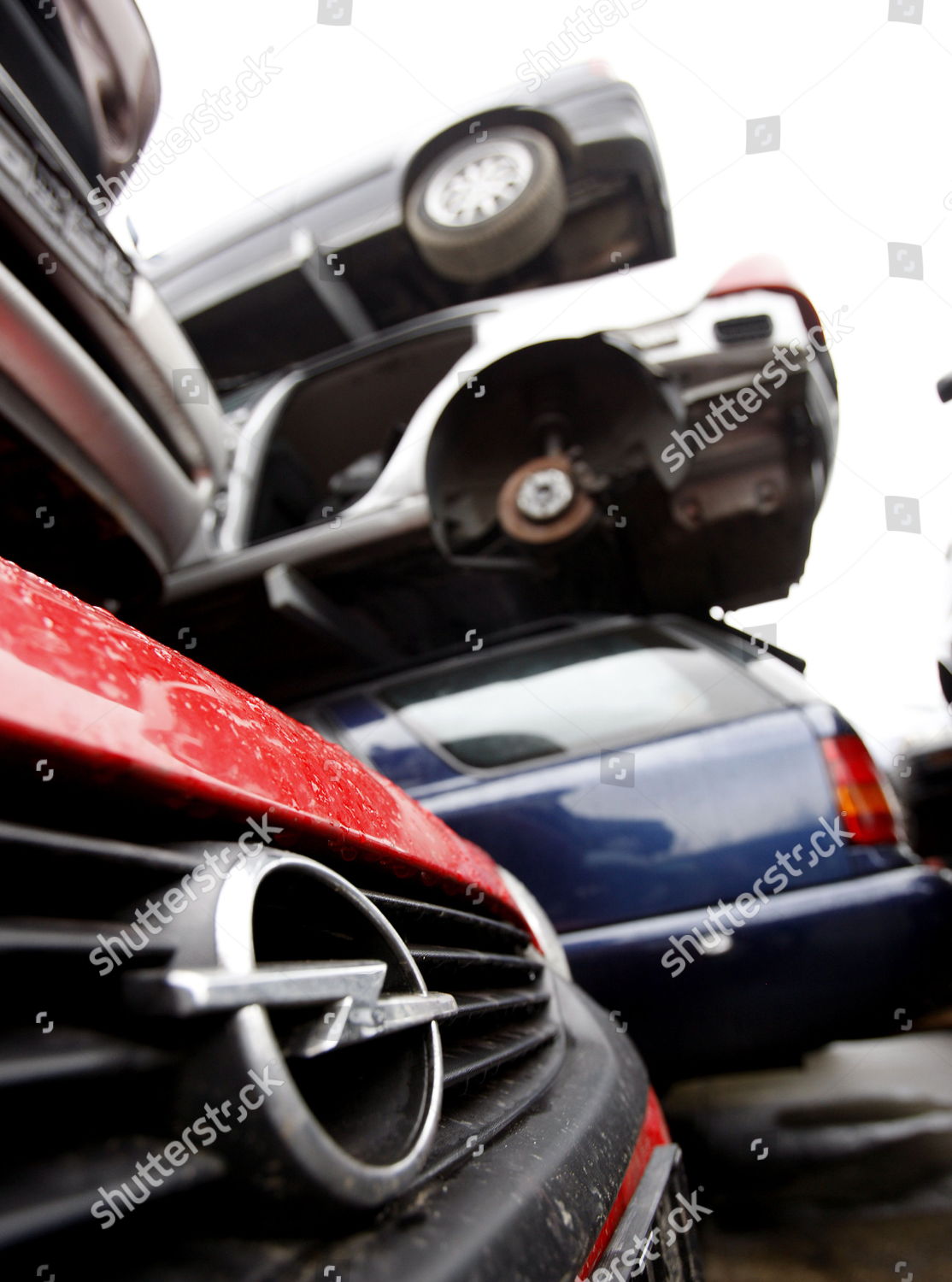 Old Opel Vehicle Pictured Scrap Yard Editorial Stock Photo - Stock ...