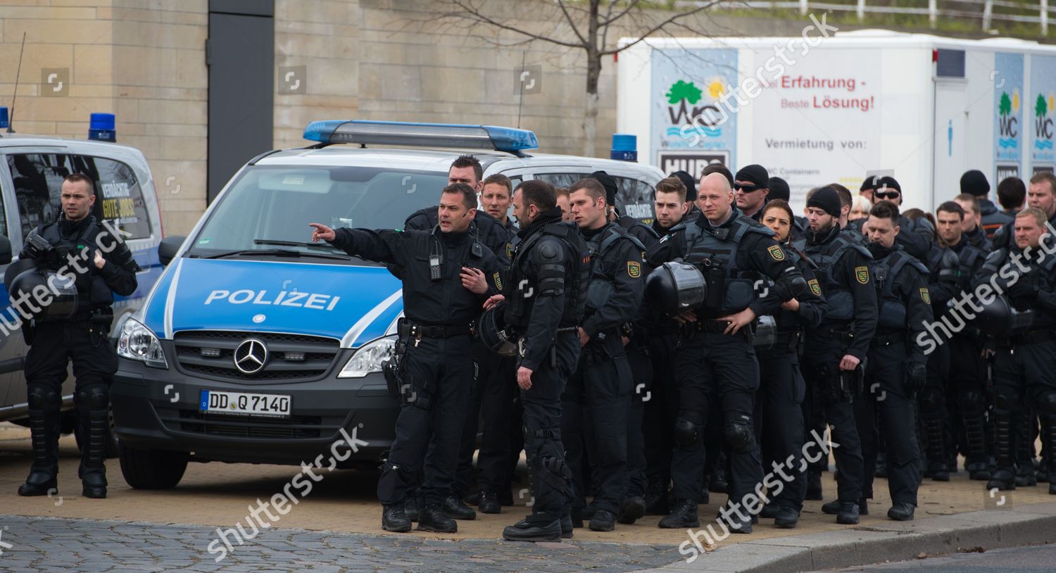 Police Officers Prepare Provide Security Before Editorial Stock Photo ...