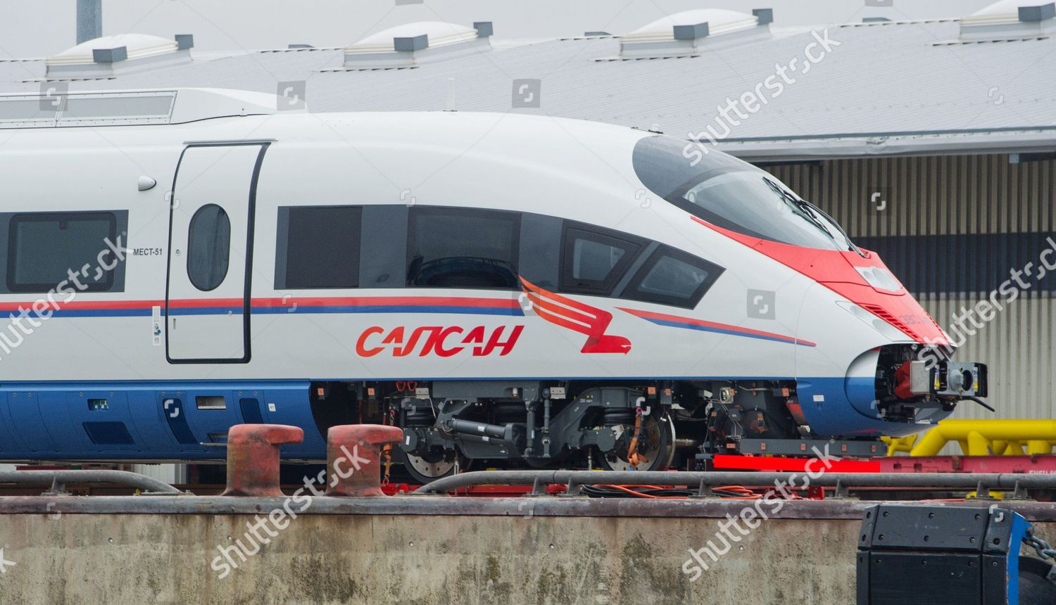 Highspeed Train Russian Railway Company Rzd Editorial Stock Photo ...