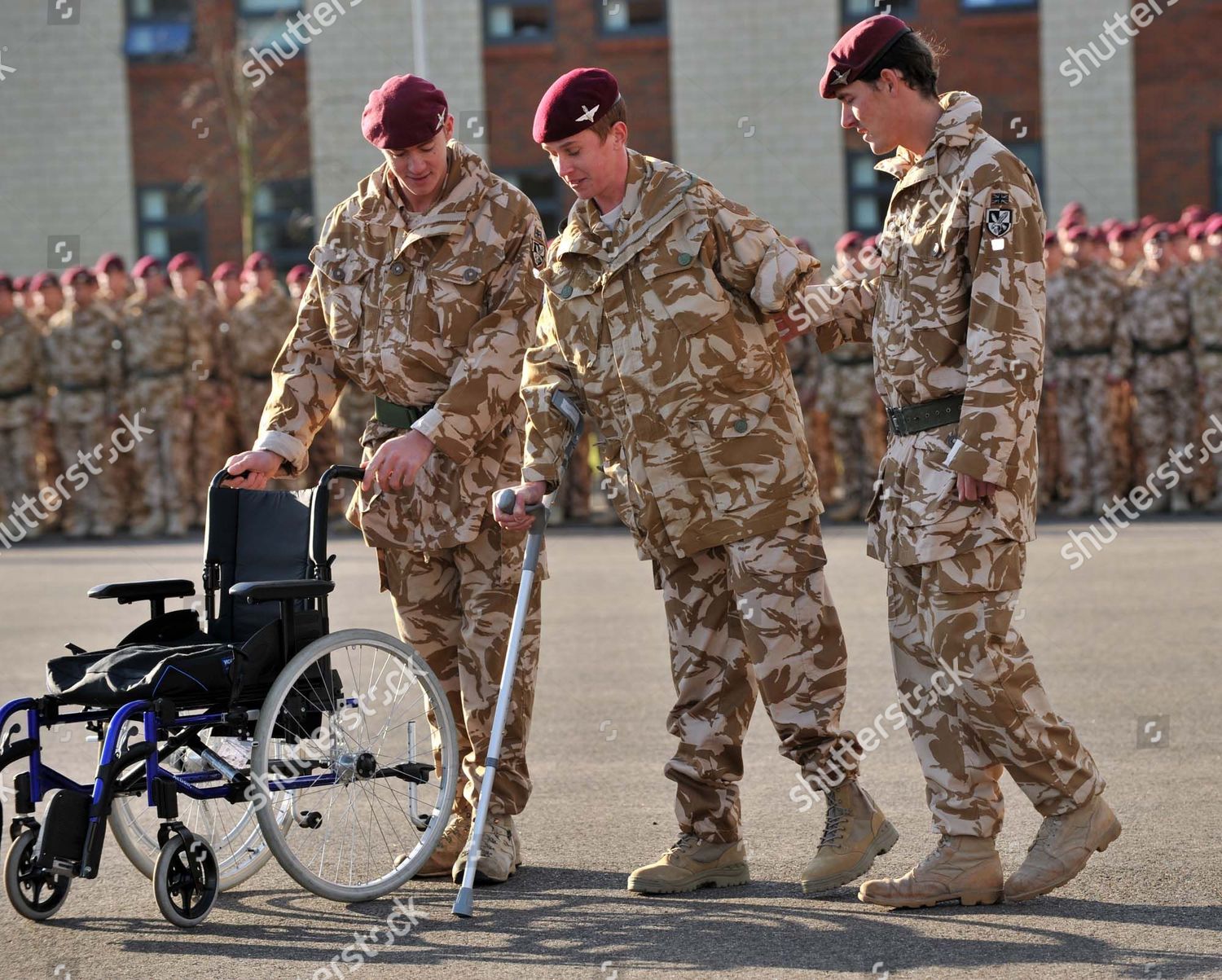 Paratrooper Tom Neathway Who Received Many Editorial Stock Photo ...