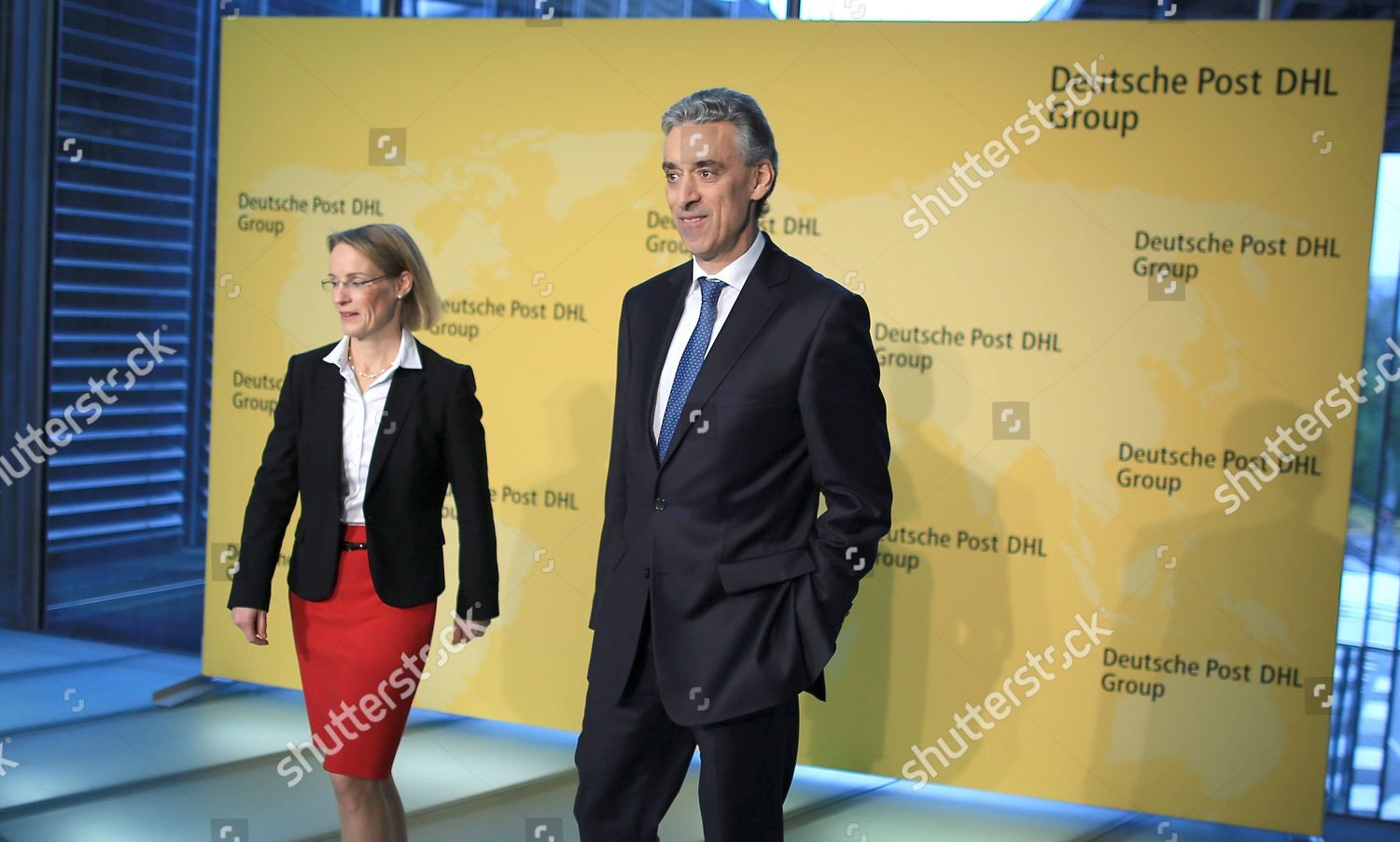 Deutsche Post Ceo Frank Appel R Editorial Stock Photo - Stock Image ...