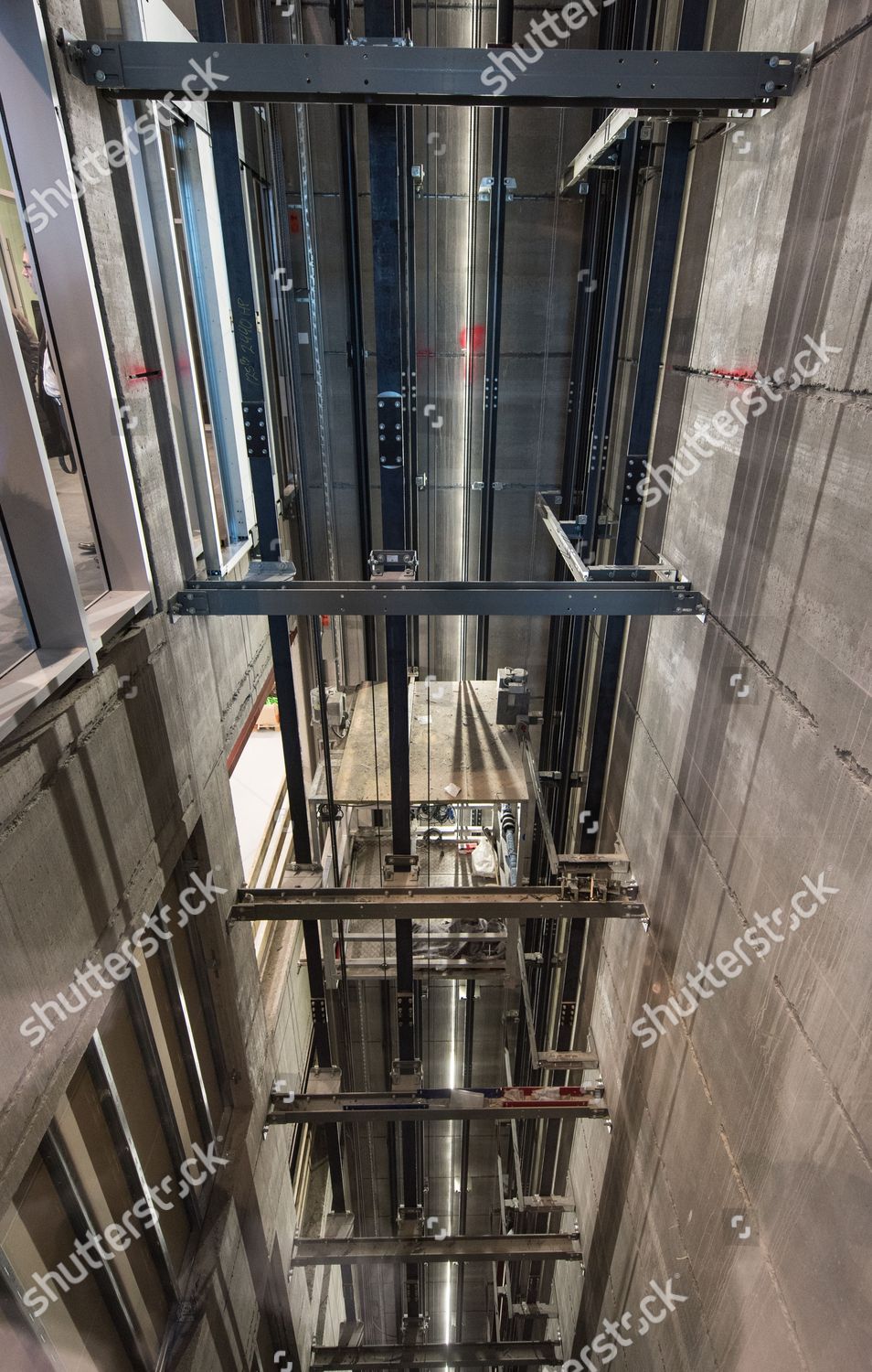 View Elevator Shafts 246 Meter High Editorial Stock Photo - Stock Image ...