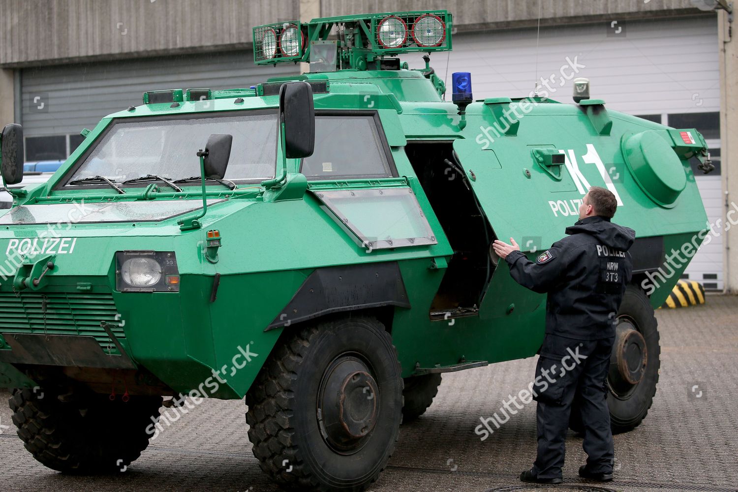 Armoured Vehicle Pictured Landespolizeischule Lit State Editorial Stock ...