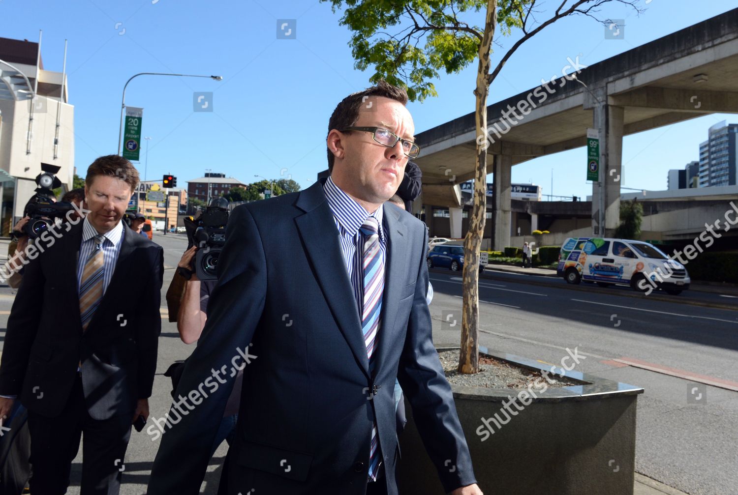 Lawyer Gerard Badenclay Darren Mahony Leaves Editorial Stock Photo ...