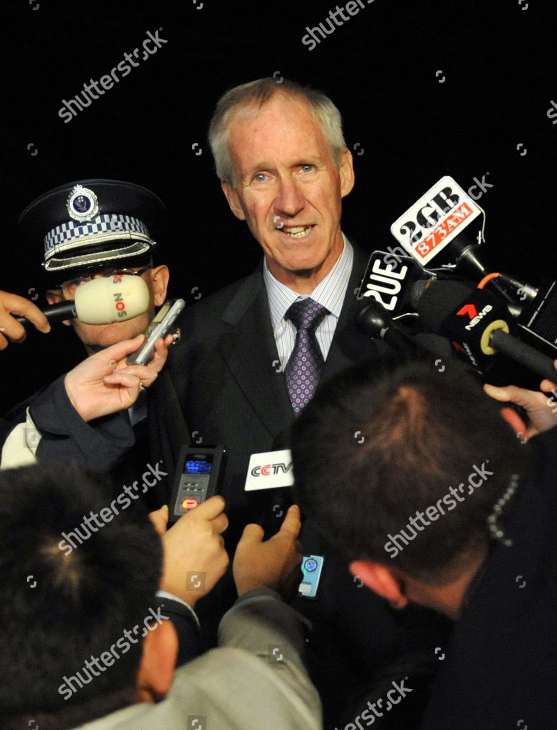 Assistant Police Commissioner Mark Murdoch Centre Editorial Stock Photo ...