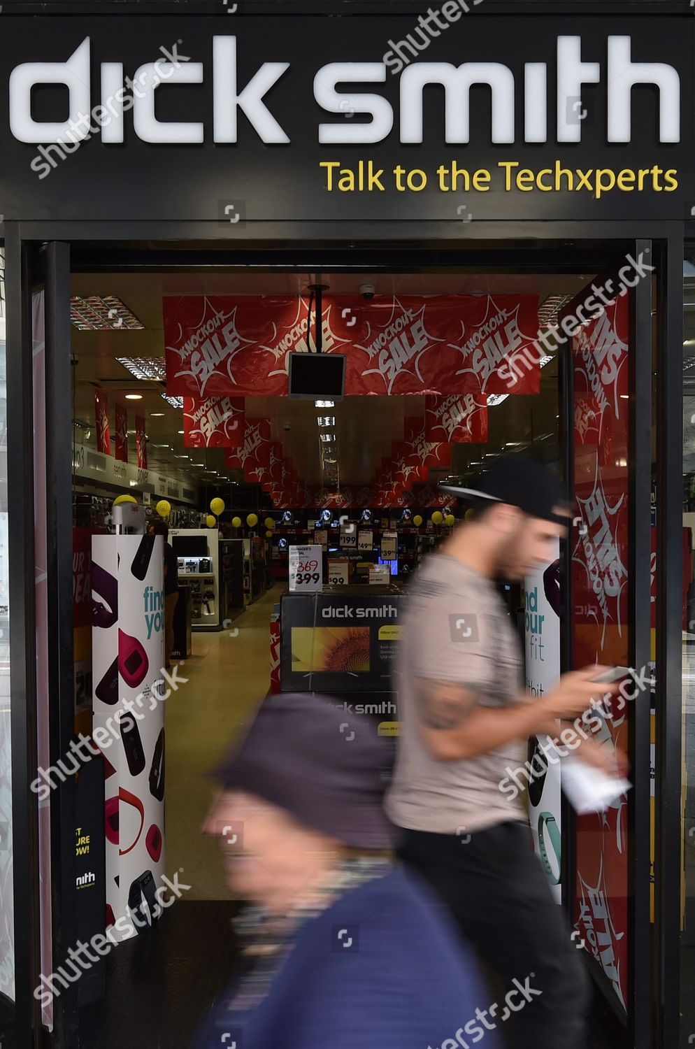 Pedestrians Walk Past Dick Smith Store Editorial Stock Photo - Stock ...