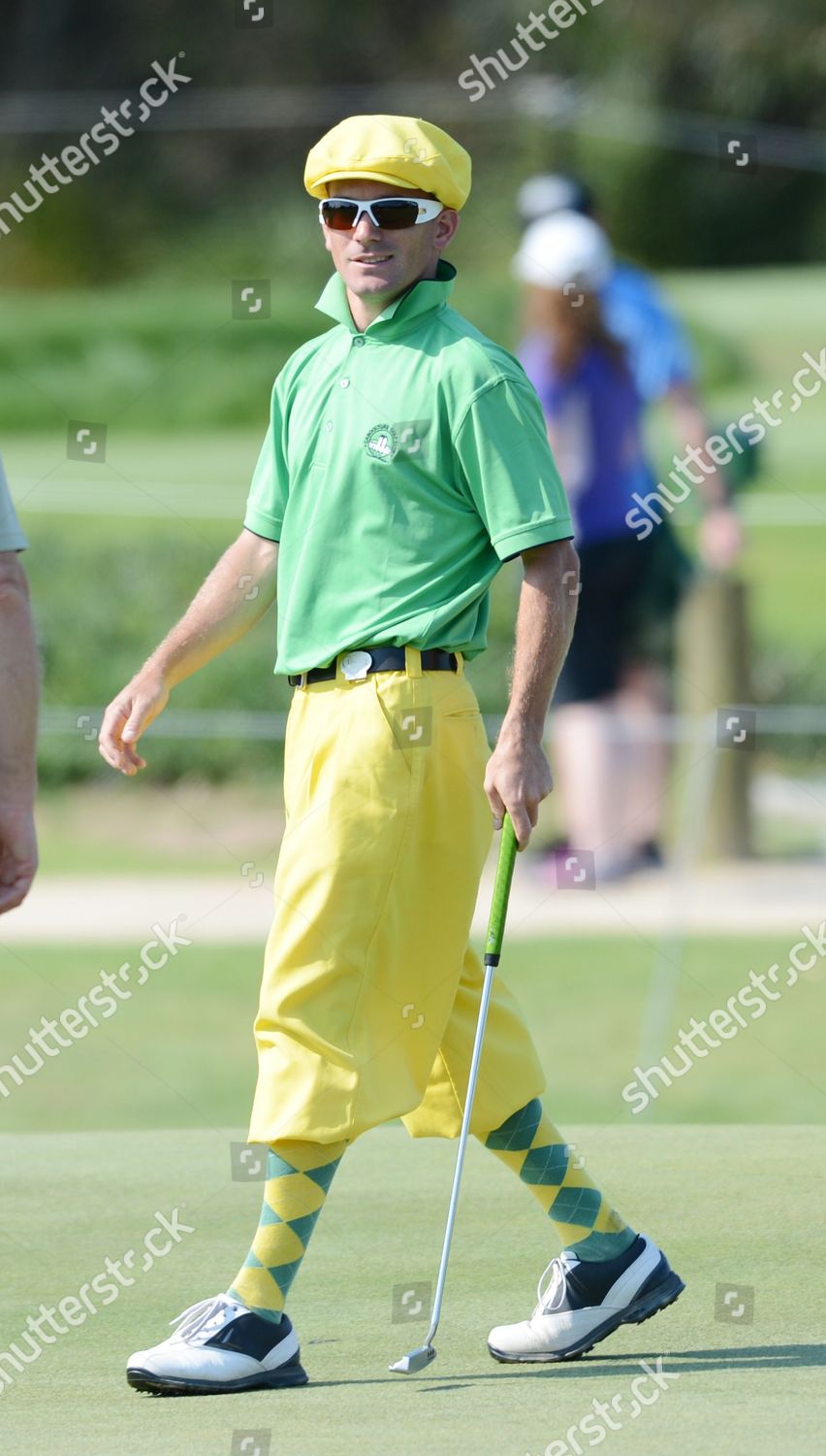Australian Golfer Aaron Cox Wearing Plusfours Editorial Stock Photo ...