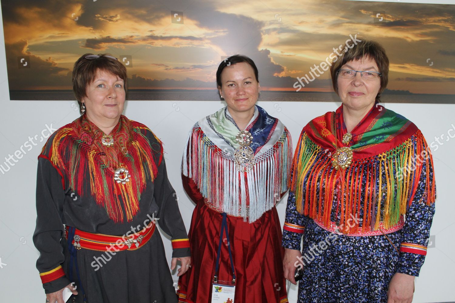 Sami Women Lr Berit Inga Ida Editorial Stock Photo - Stock Image ...