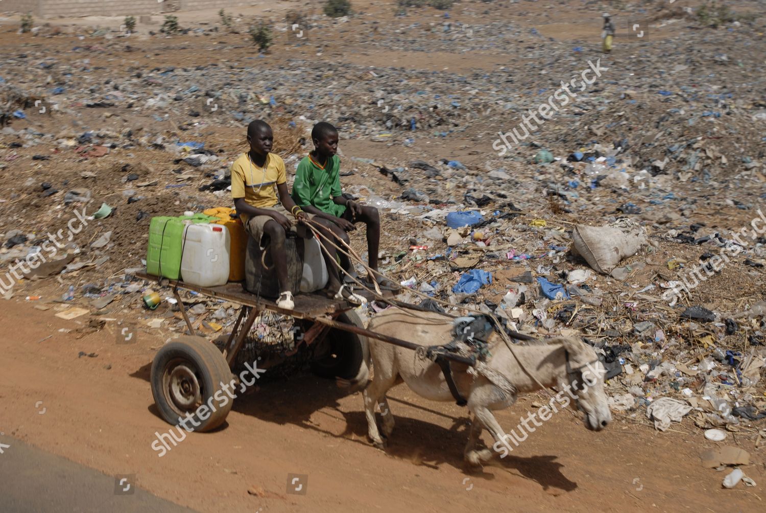 Rubbish Dump Just Outside Town Mbour Editorial Stock Photo - Stock ...