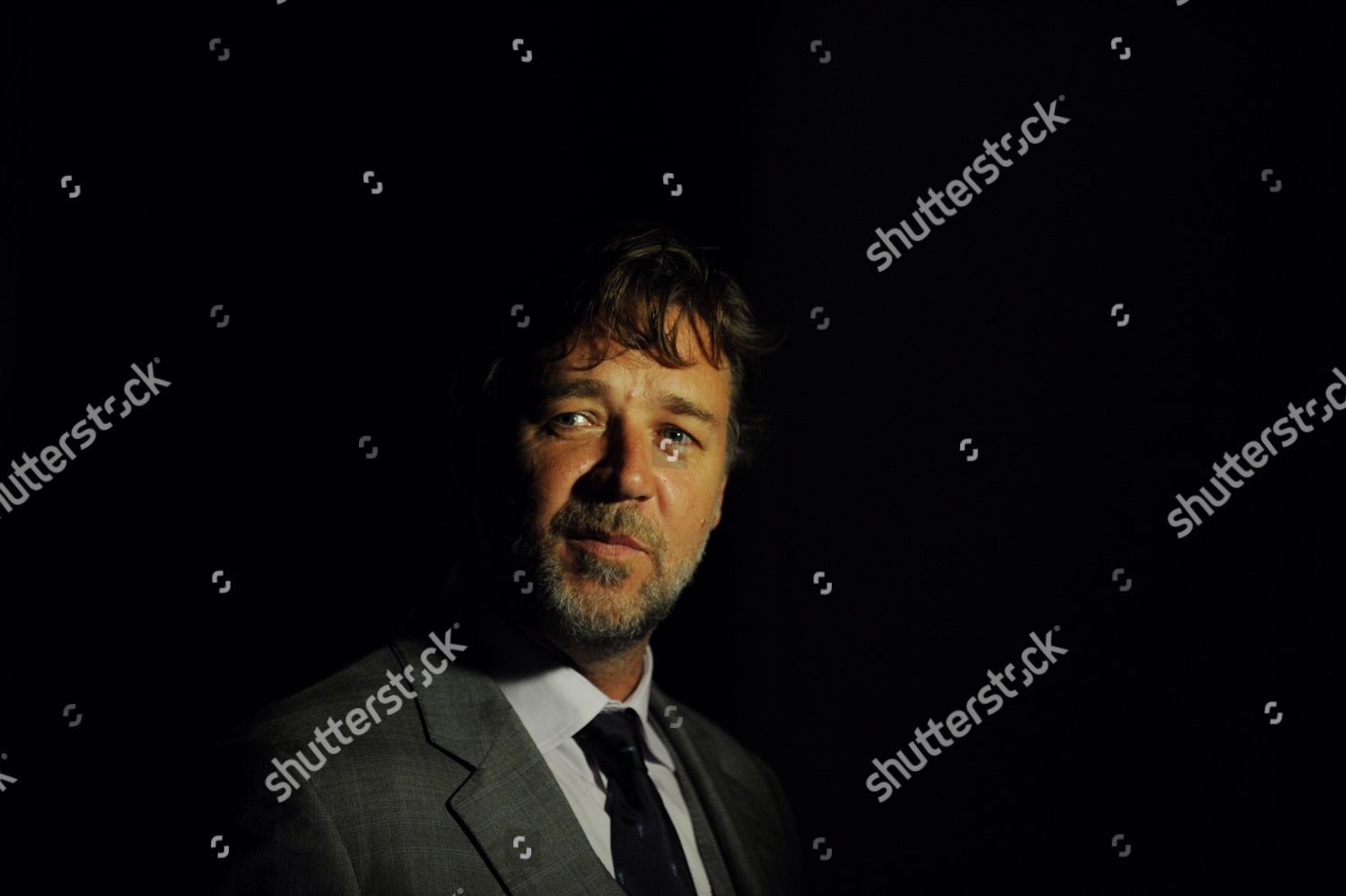 Australian Actor Russell Crowe Looks On Editorial Stock Photo - Stock ...