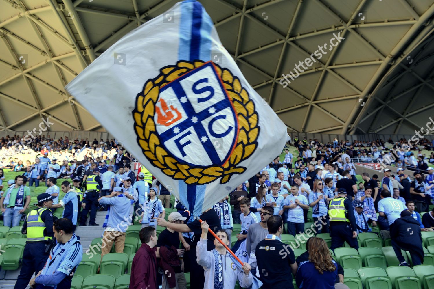 SYDNEY FC FANS AHEAD AUSTRALIAN A-LEAGUE Editorial Stock Photo - Stock ...