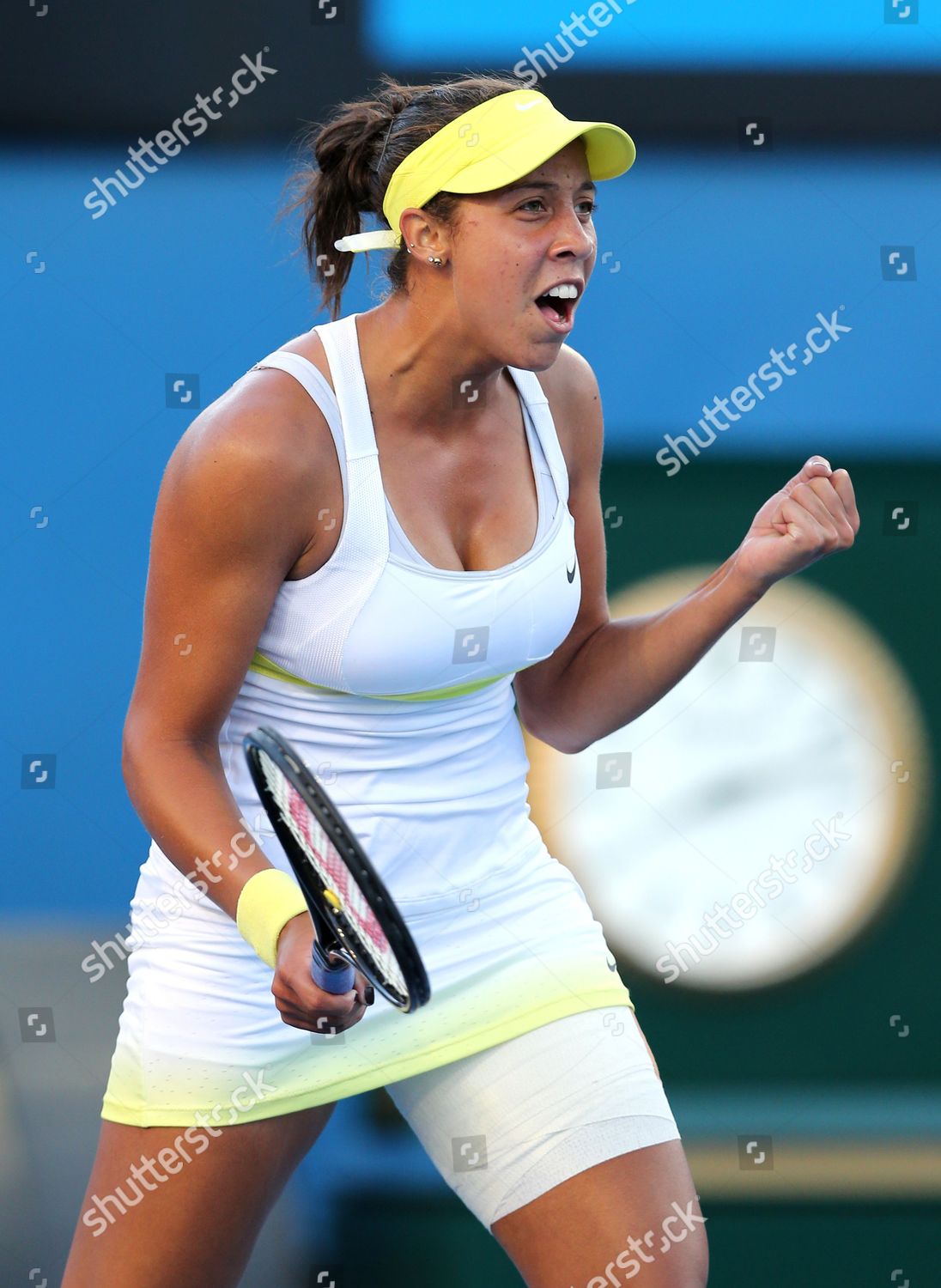 Madison Keys Usa Celebrates During Her Editorial Stock Photo - Stock ...
