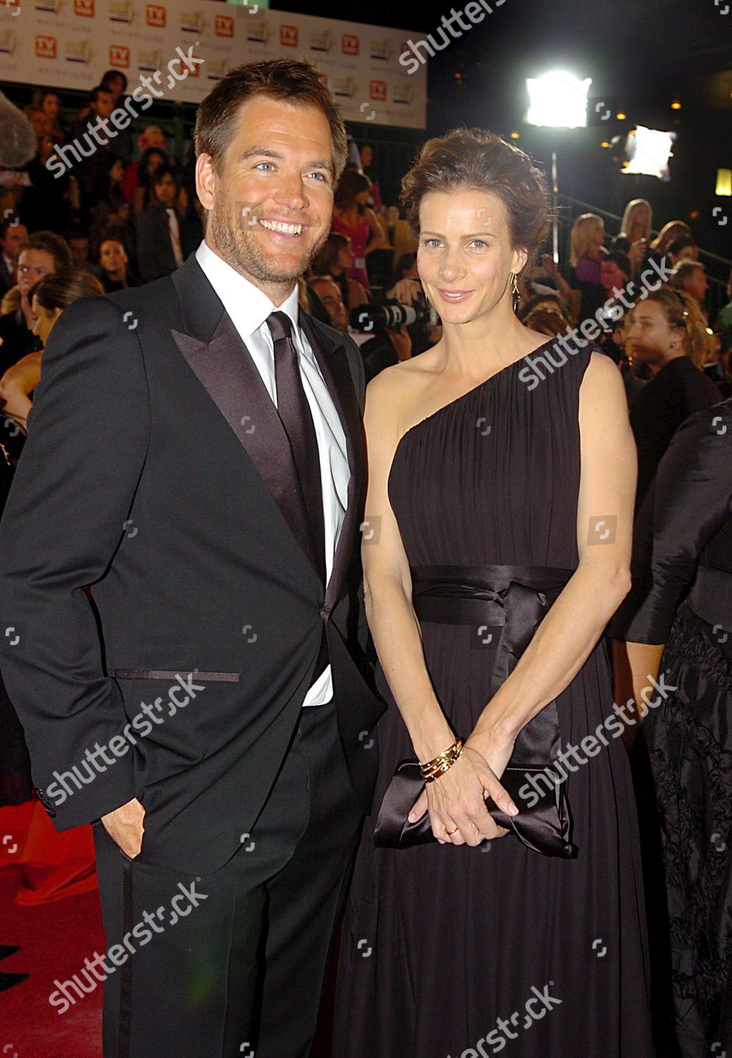 Us Actor Michael Weatherly Australian Actress Editorial Stock Photo ...