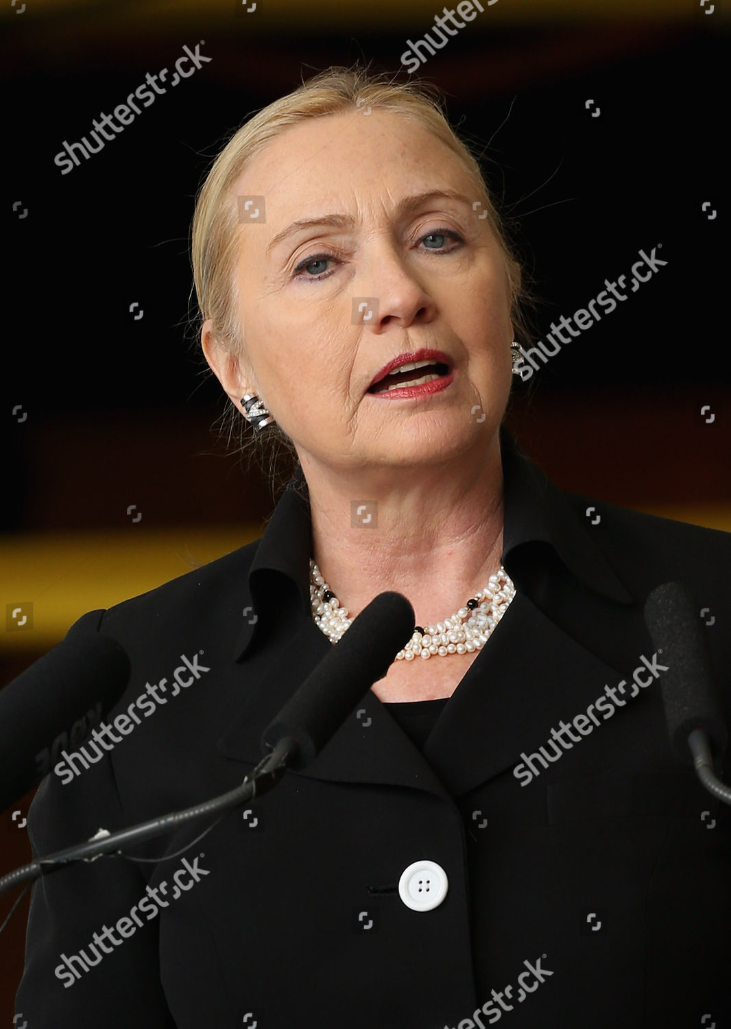 Us Secretary State Hillary Clinton Speaks Editorial Stock Photo - Stock ...