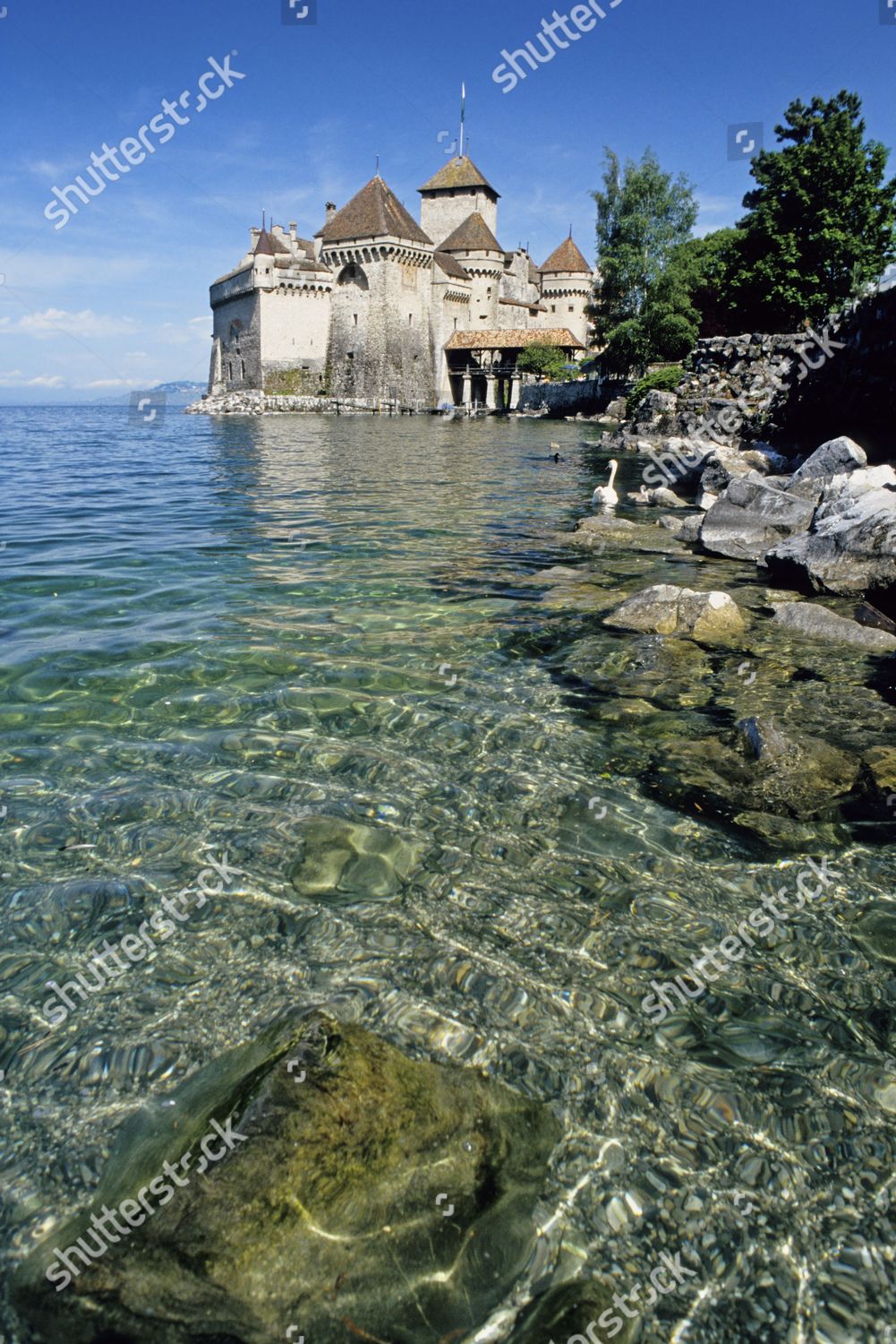 Chillon Castle Originally Built 9th Century Editorial Stock Photo ...
