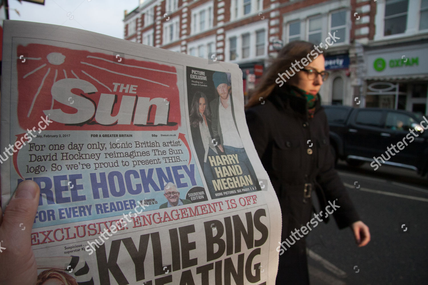 Print Edition Sun Newspaper Featuring New Editorial Stock Photo - Stock ...