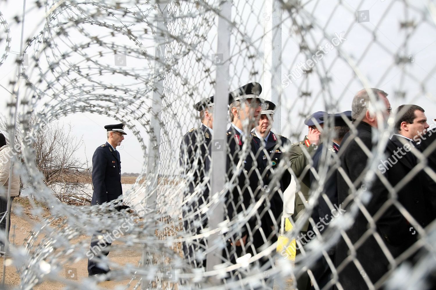 Greek European Frontex Officials Attend Ceremony Editorial Stock Photo ...