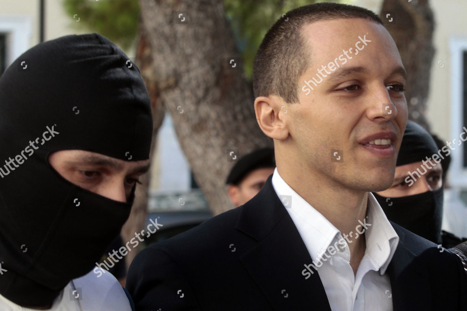 Antiterror Police Officers Escort Ilias Kasidiaris Editorial Stock ...