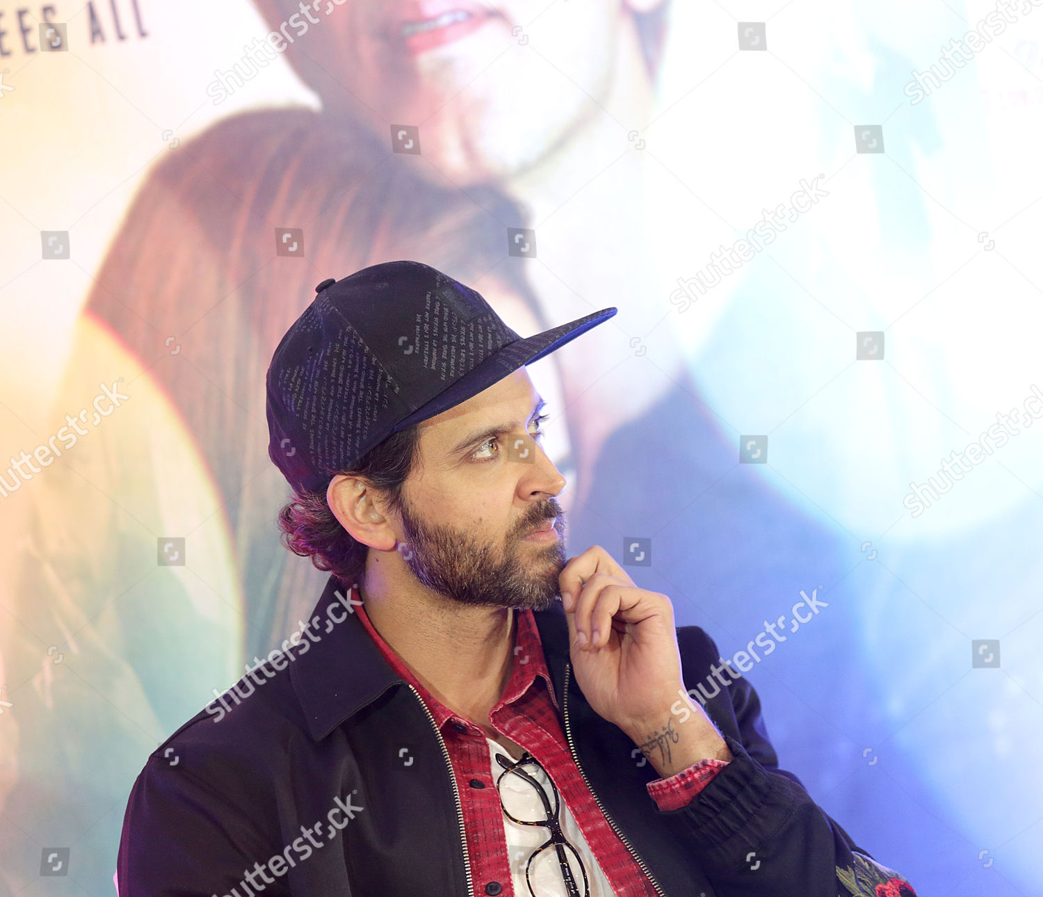 Bollywood Actor Hrithik Roshan Speaks Media Editorial Stock Photo ...
