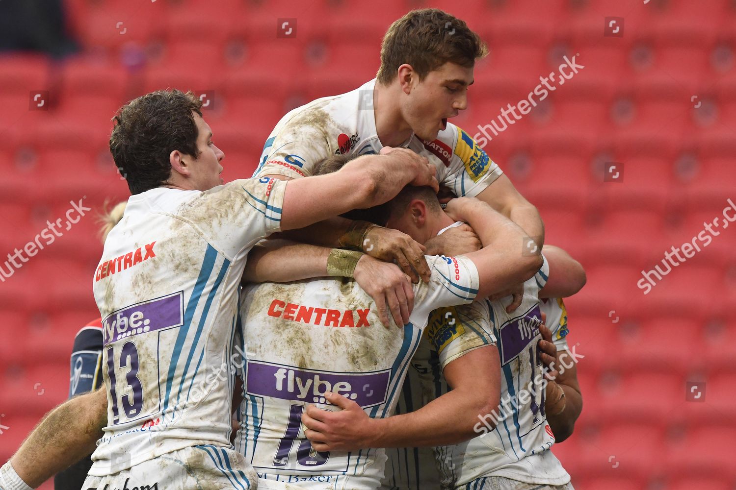 Henry Slade Exeter Chiefs Celebrates Scoring Editorial Stock Photo ...