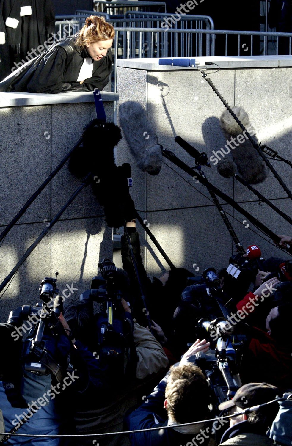 Lawyer Martine Van Praet Defending Accused Editorial Stock Photo ...
