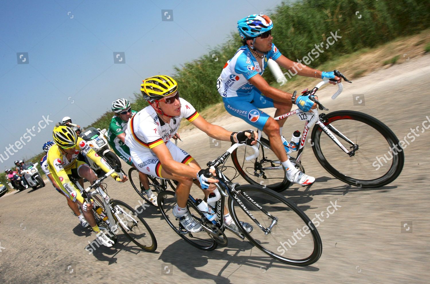 German Cyclist Fabian Wegmann Gerolsteiner Team Editorial Stock Photo ...