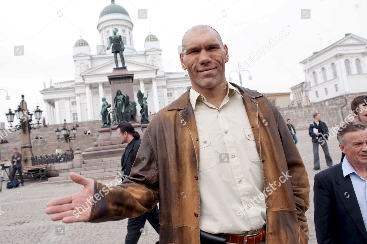 Russian Heavywieght Boxer Nikolai Valuev Poses Editorial Stock Photo ...