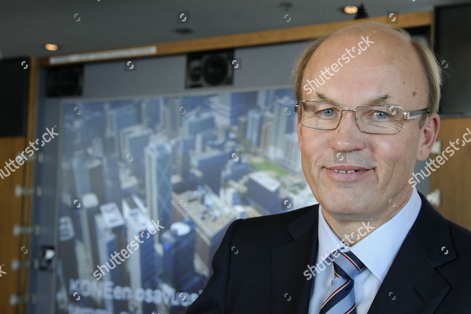 Kone Ceo Matti Alhuhta Poses Media Editorial Stock Photo - Stock Image ...