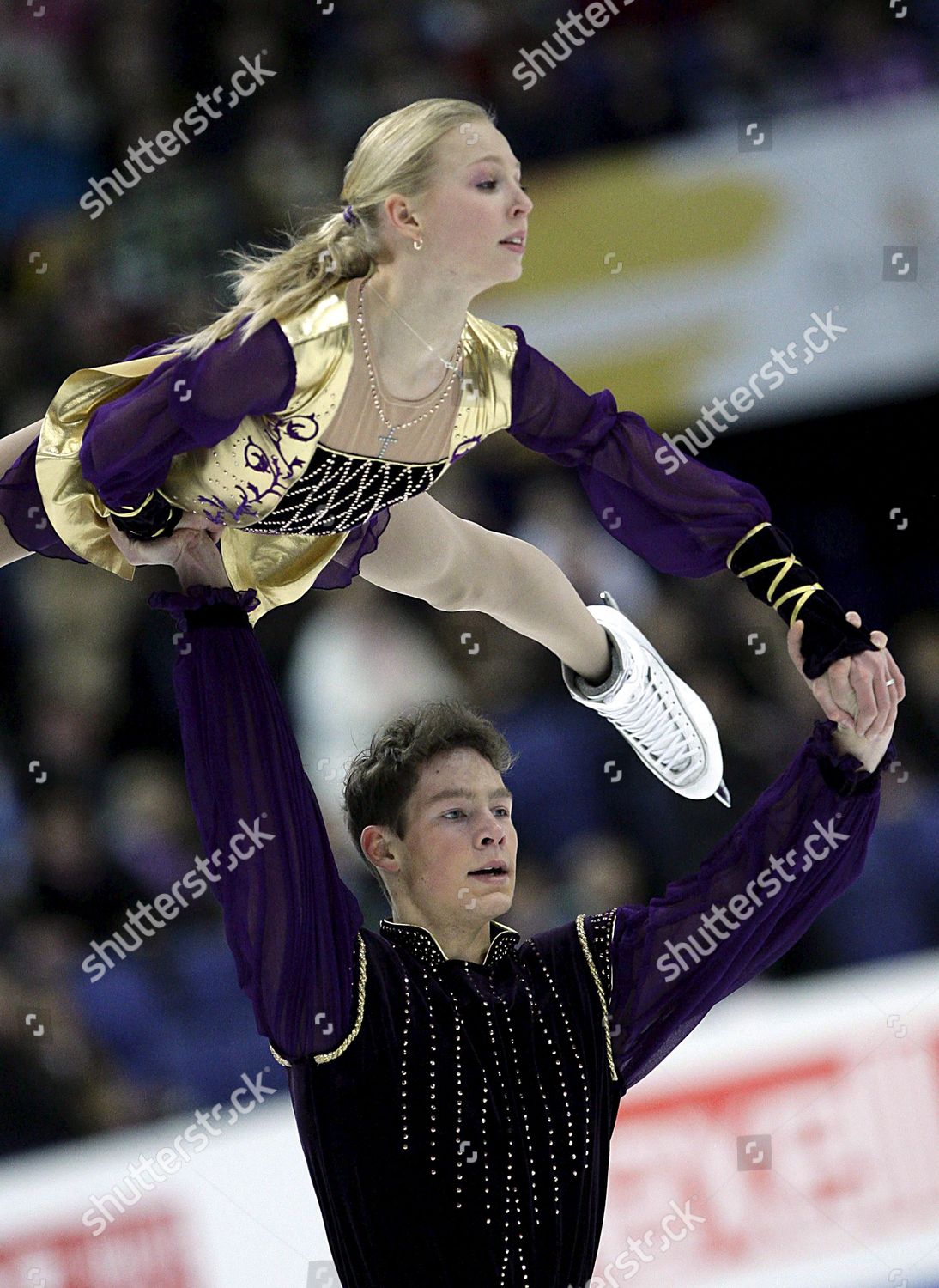 Maria Sergejeva Ilja Glebov Estonia Perform Editorial Stock Photo ...
