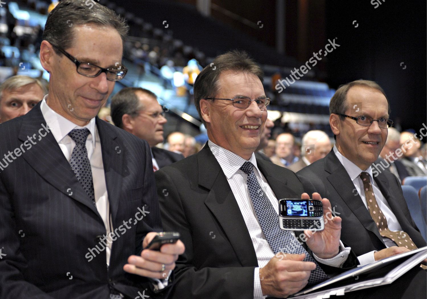 Nokia Cfo Rick Simonson L Ceo Editorial Stock Photo - Stock Image ...