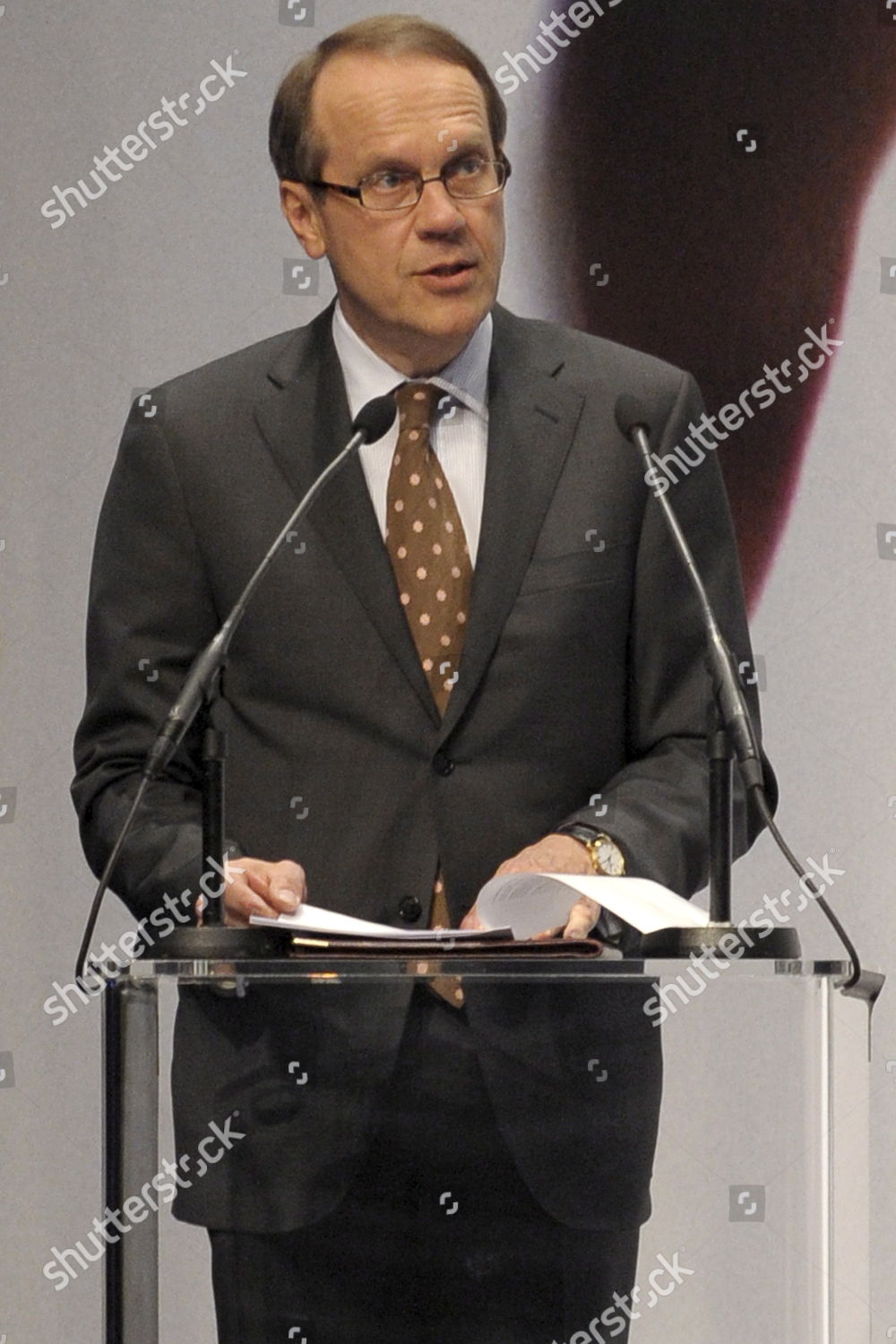 Chairman Board Jorma Ollila Speaks Opening Editorial Stock Photo ...