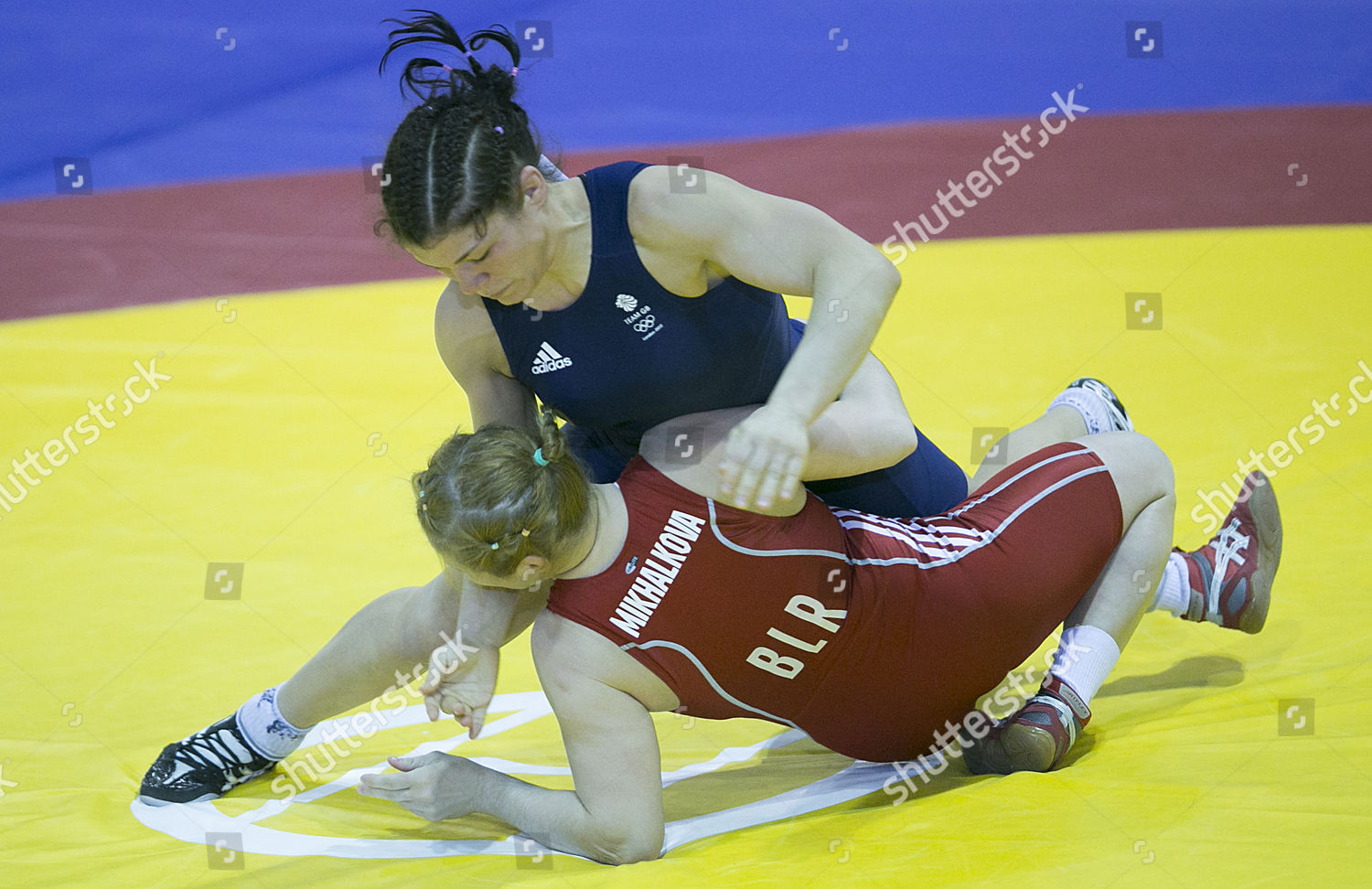 Olga Butkevych Blue Germany Action Against Editorial Stock Photo ...