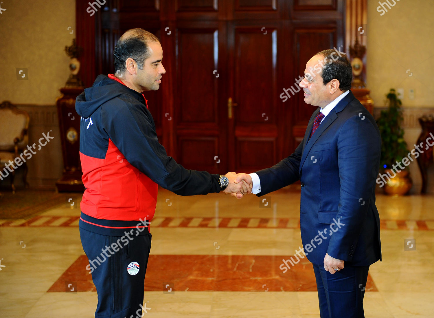 Egyptian President Abdel Fattah Alsisi Meets Editorial Stock Photo ...
