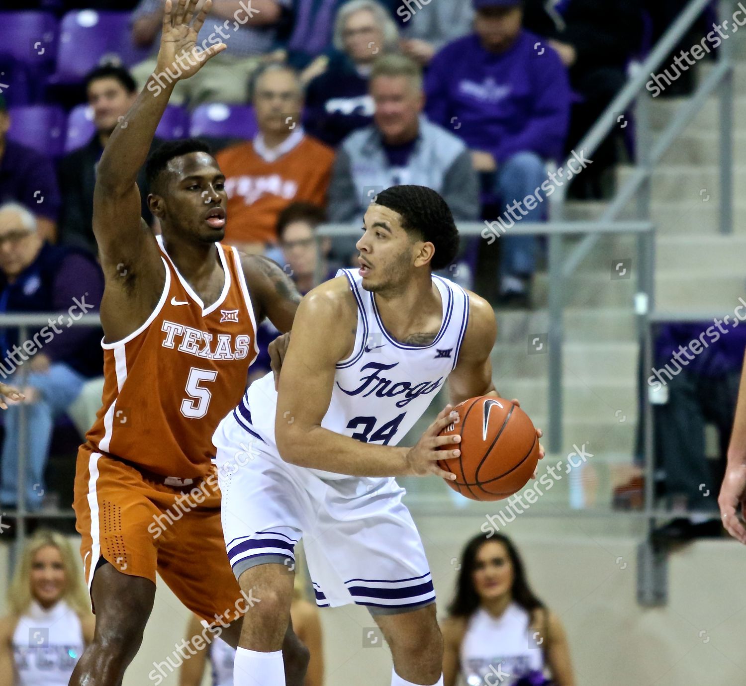 Tcu Guard Kenrich Williams 34 Tries Editorial Stock Photo - Stock Image ...