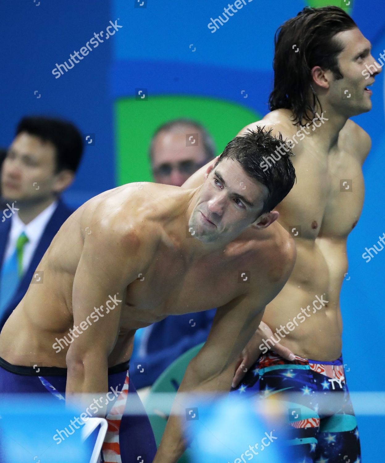 Michael Phelps L Cody Miller Usa Editorial Stock Photo - Stock Image ...