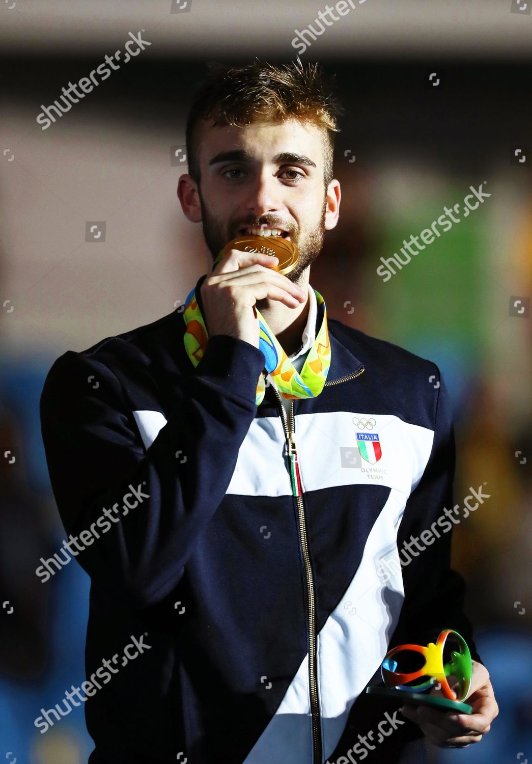 Daniele Garozzo Italy Poses His Gold Editorial Stock Photo - Stock ...