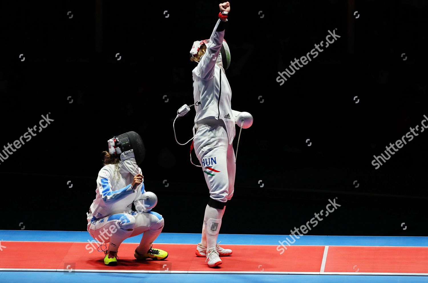 Emese Szasz R Hungary Celebrates During Editorial Stock Photo - Stock ...