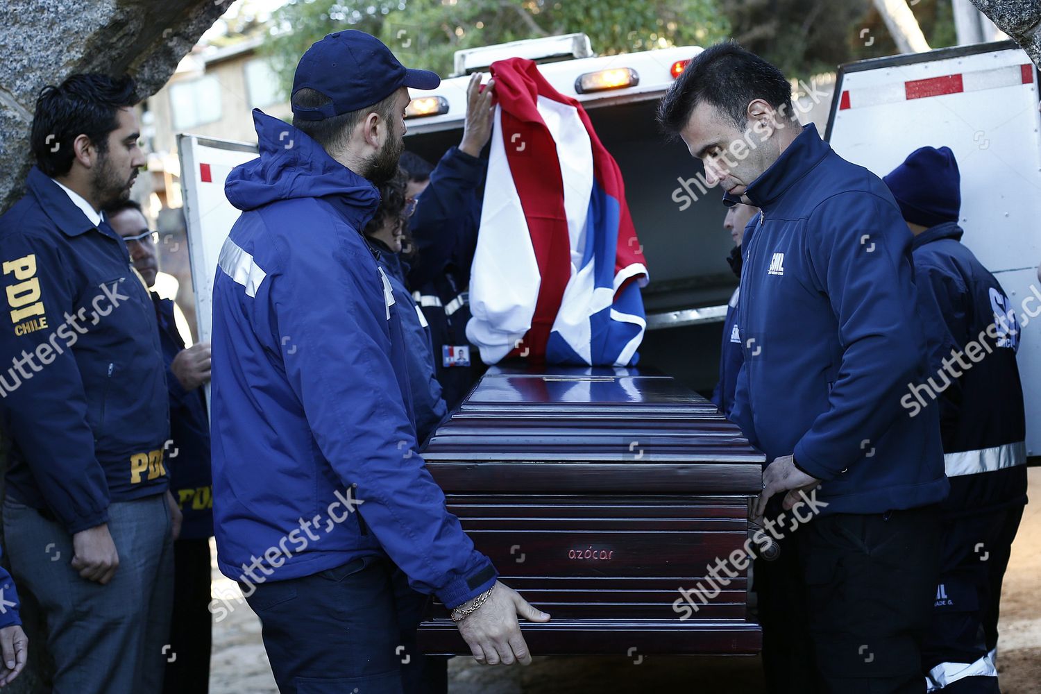 Members Legal Medical Service Transport Coffin Editorial Stock Photo ...