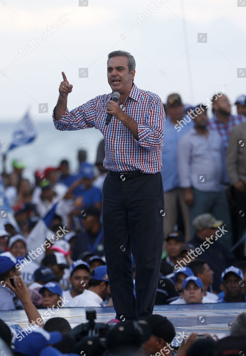 Dominican Presidential Candidate Luis Abinader Modern Editorial Stock ...