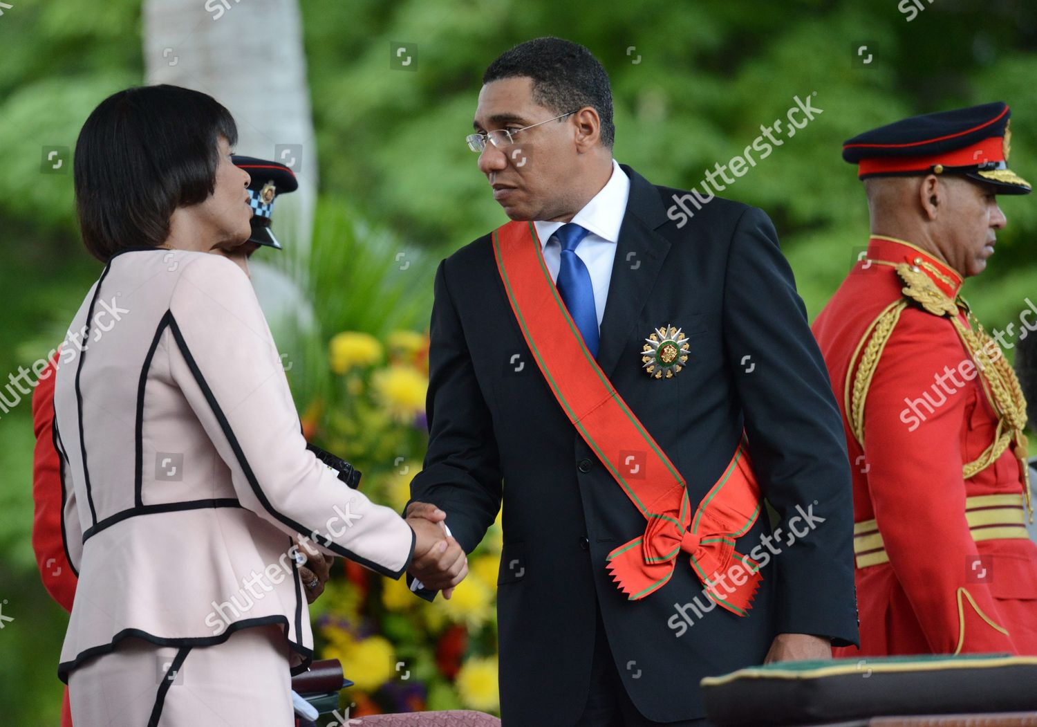 Jamaica Labor Party Jlp Leader Andrew Editorial Stock Photo - Stock ...